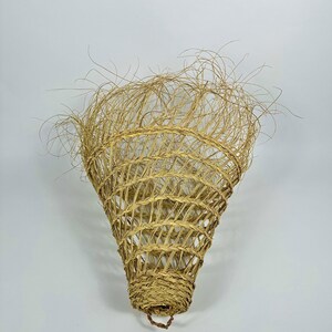 Eco-friendly Boho Straw Pendant Light With a Unique Woven Lampshade - Etsy