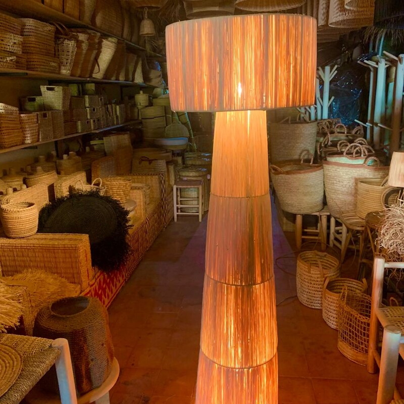 Raffia Lamp Shade - Etsy