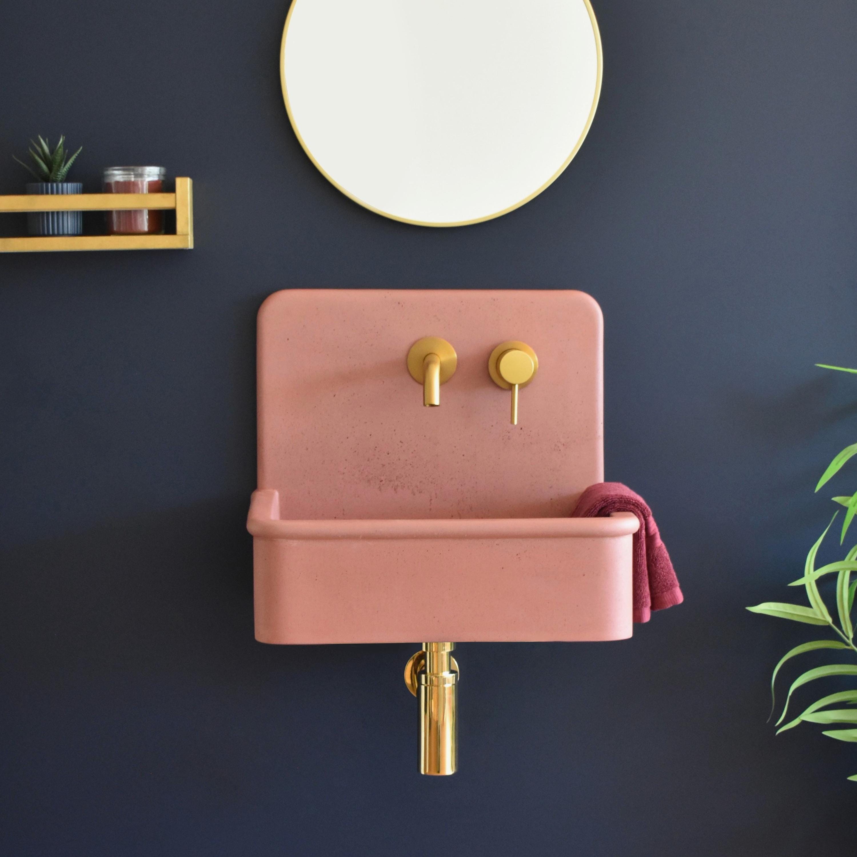 Concrete Sink Dama Red Iron - Etsy