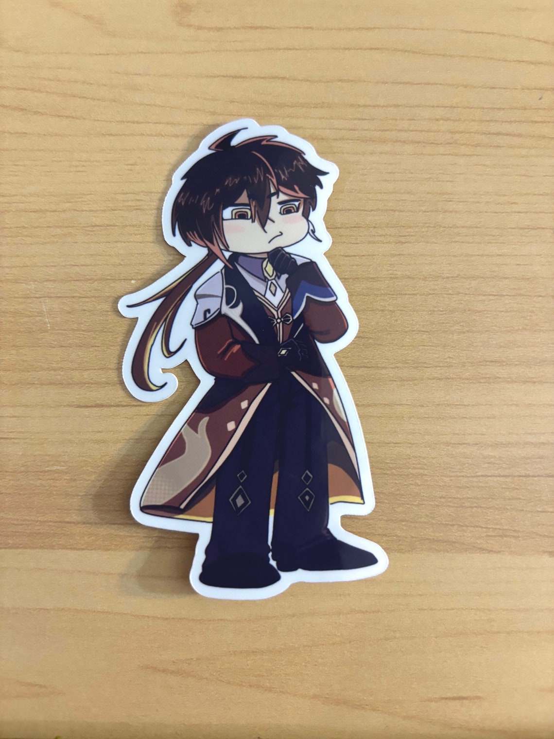 Zhongli Sticker Genshin - Etsy
