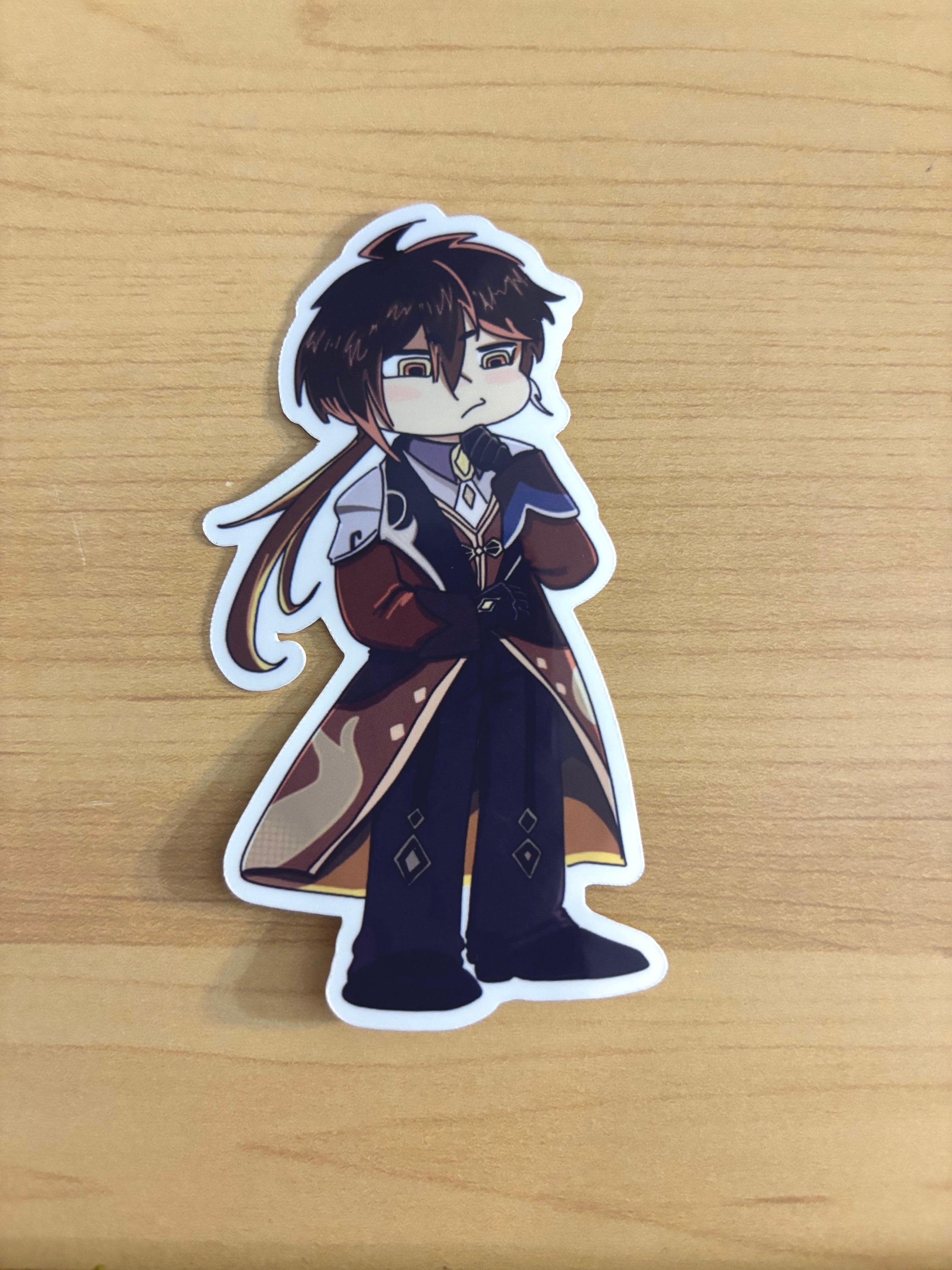Zhongli Sticker Genshin - Etsy