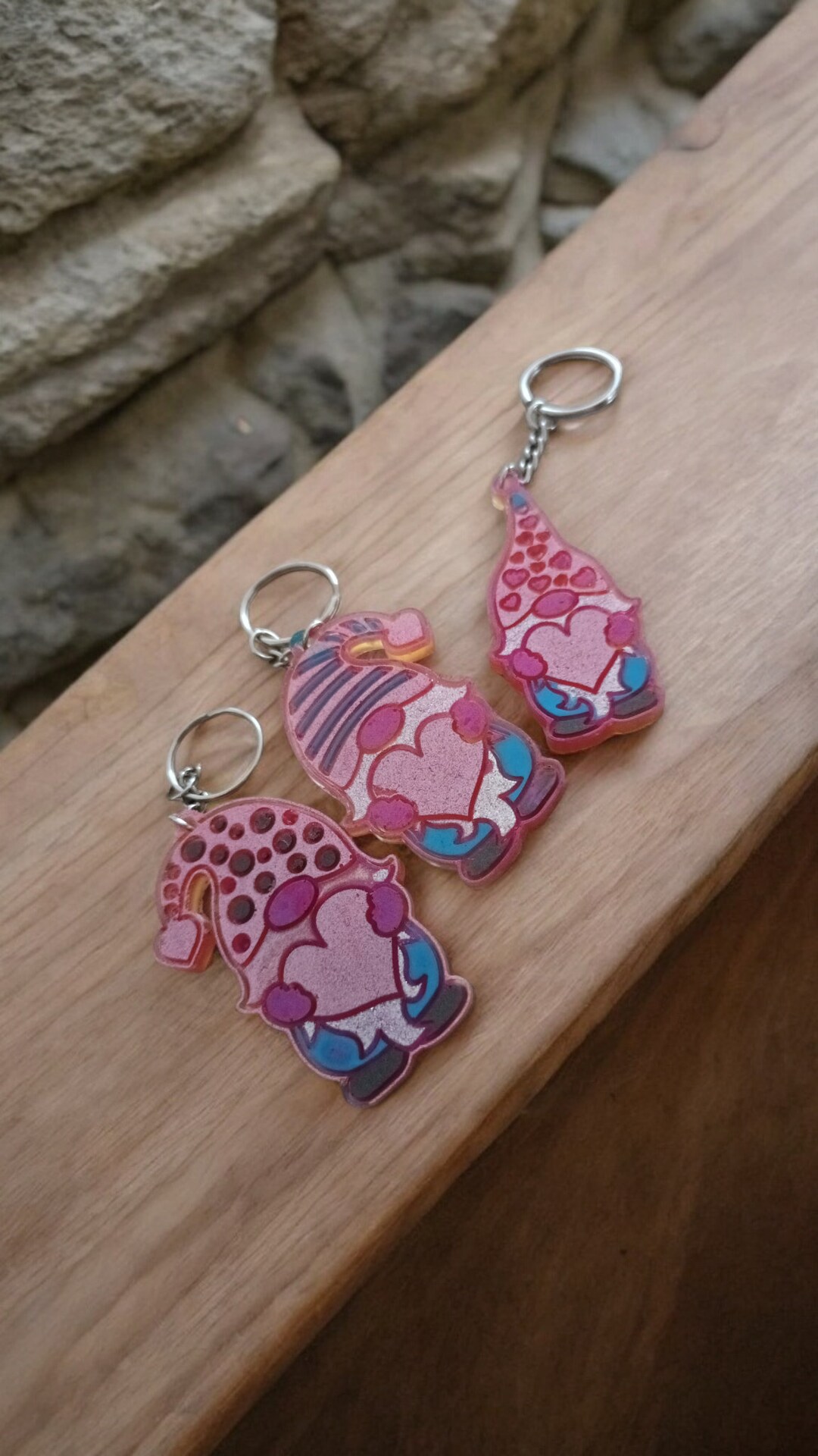 Individual Keychain Made of Epoxy Resin - Etsy