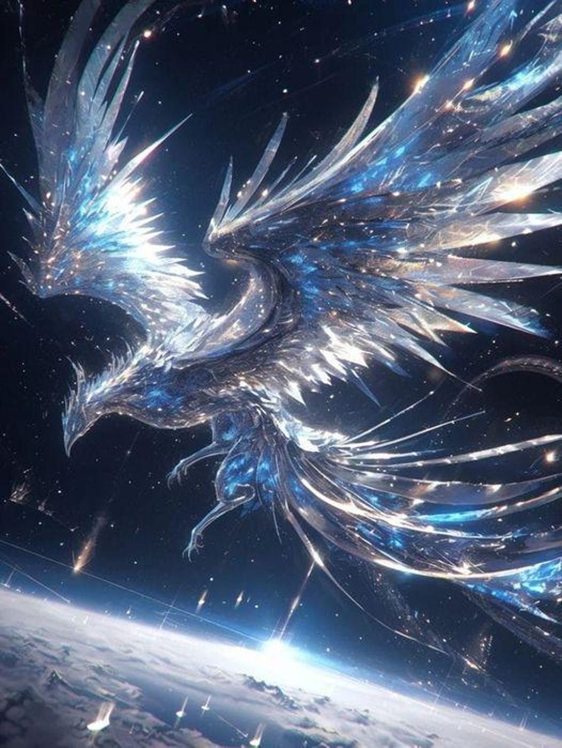 Time and Space Phoenix, Spirit Companion - Etsy