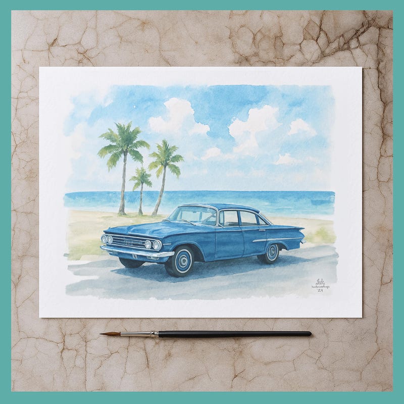 Hand Painted Car Decor - Etsy