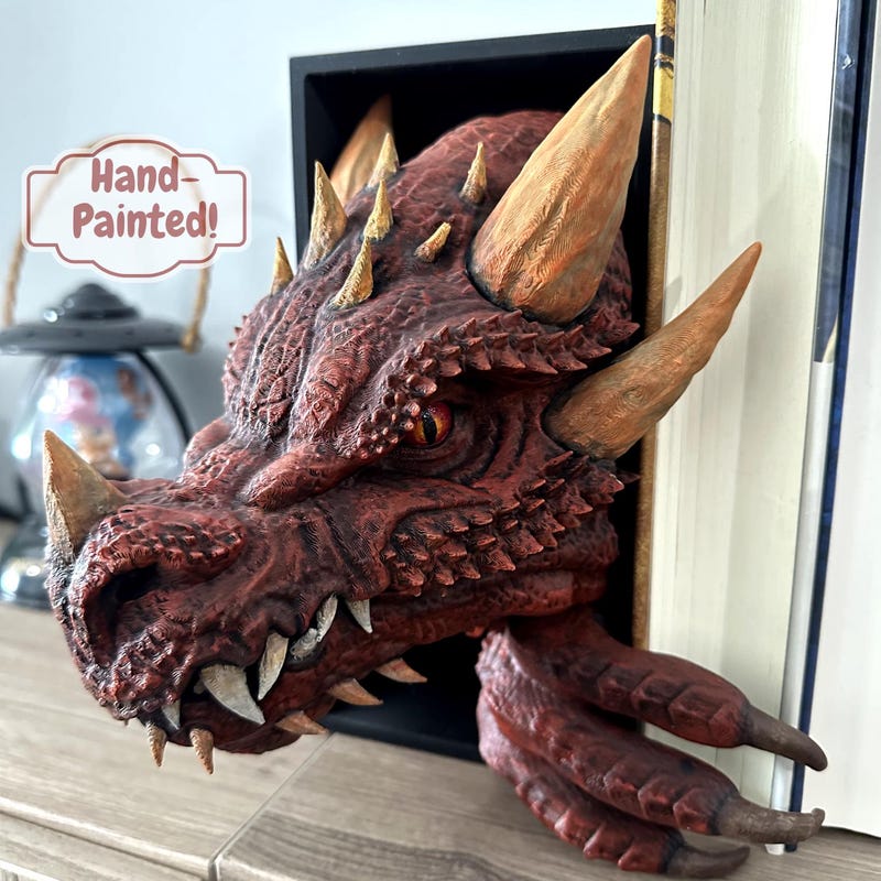 Dragon Bookend Stl - Etsy