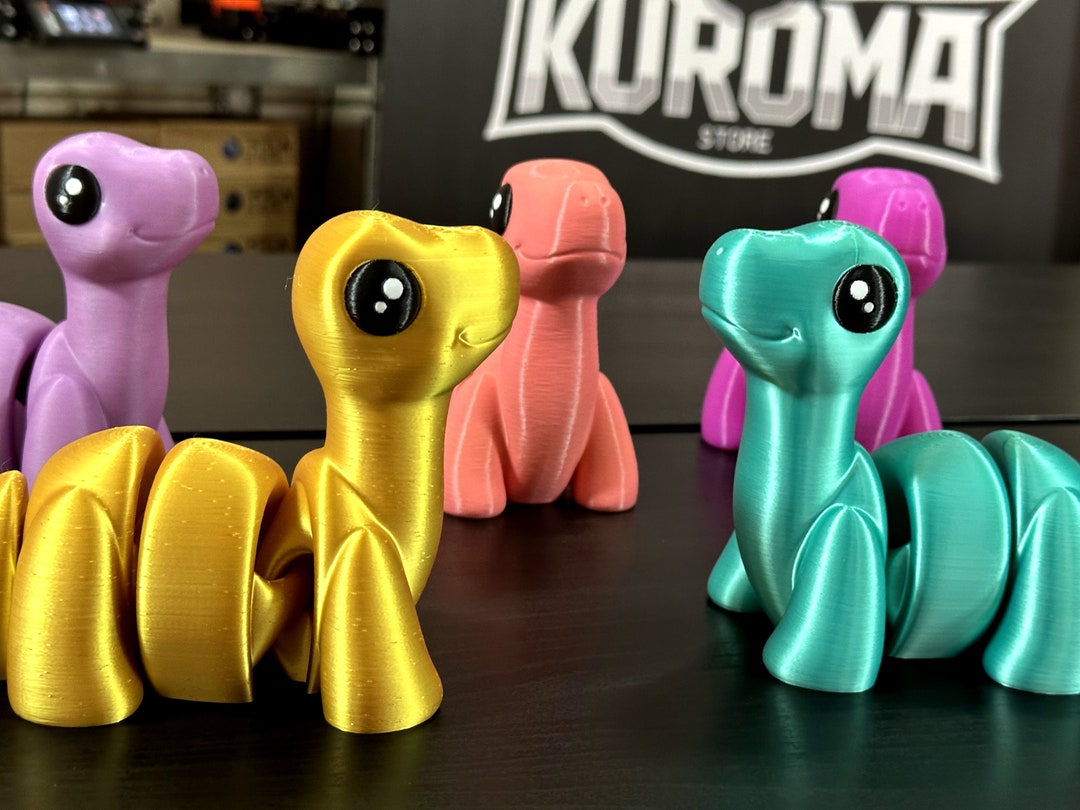 Articulated 3D Printed Dino - Collectible Fidget Toys, Unique Gifts ...