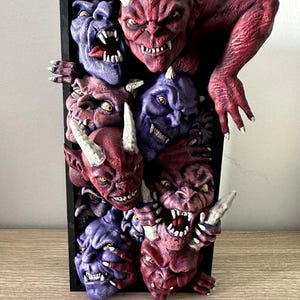 Hand-painted Imps Book Nook, Fantasy Decor, Mythological Creatures ...