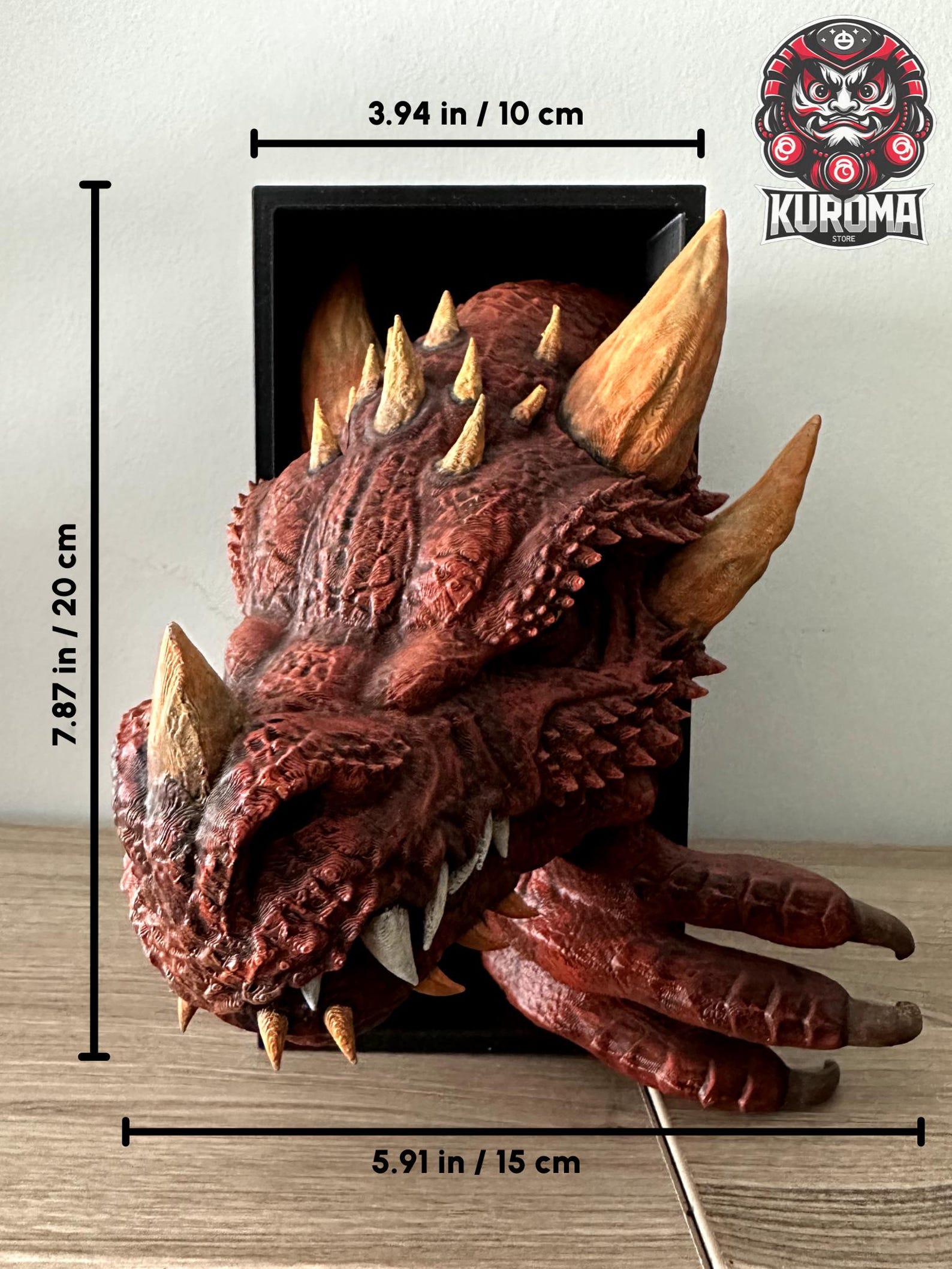 Hand-painted Dragon Book Nook Unique Fantasy Decor, Perfect Gift for ...