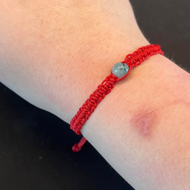 Red Jade Bracelet - Etsy