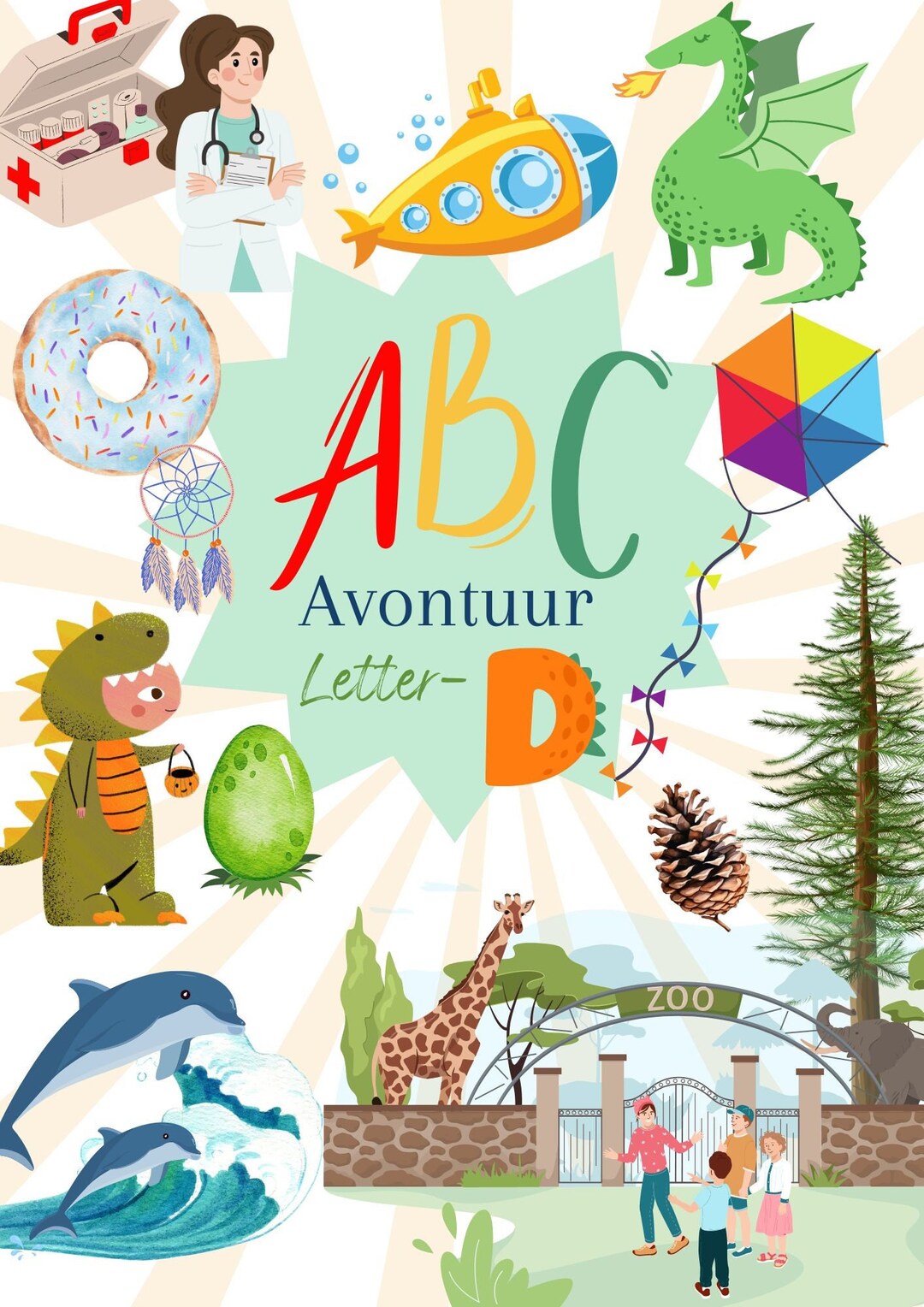 ABC Adventure Letter D - Etsy