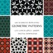 100 Geometric Repeating Patterns Digital Download Seamless Designs ...
