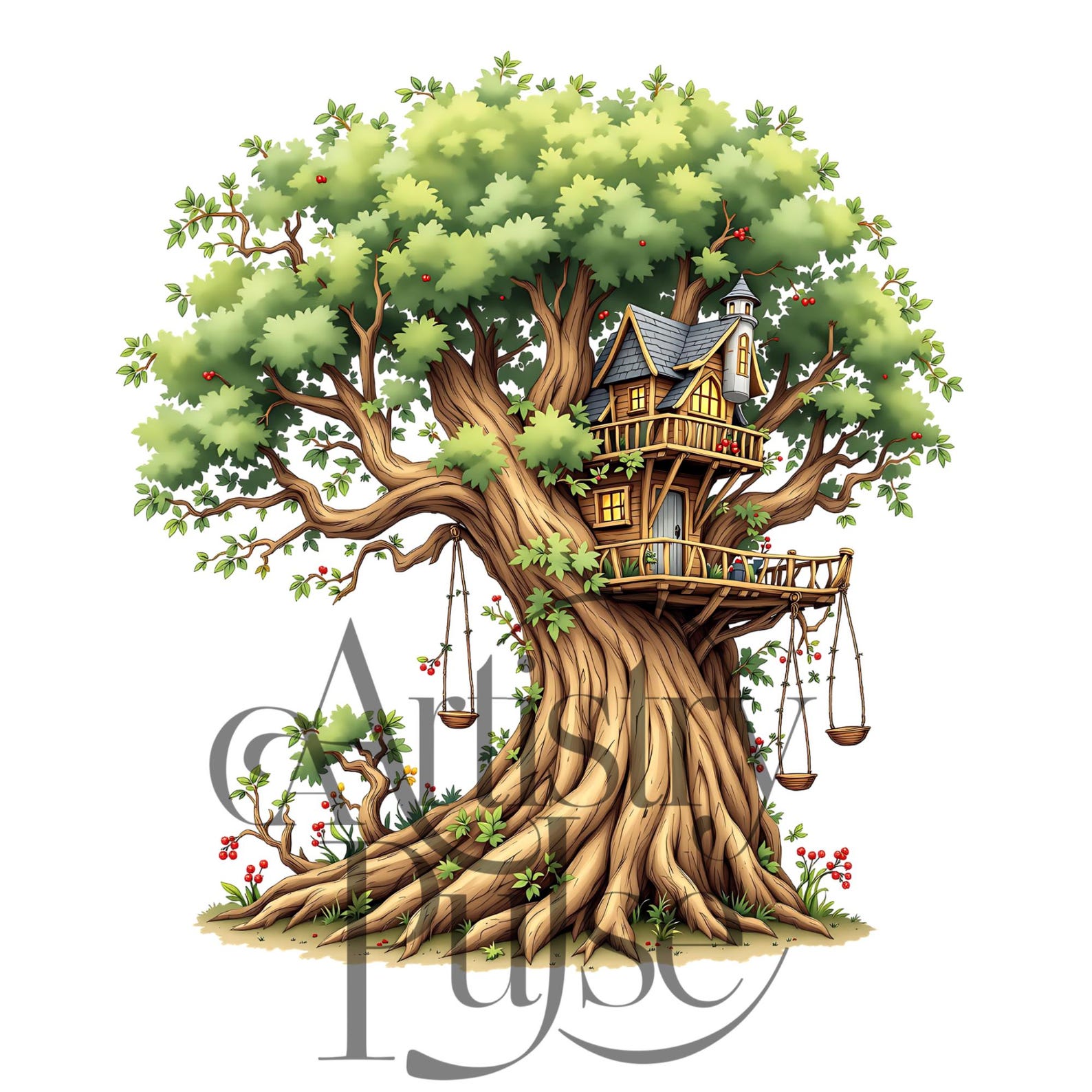Treehouse Fonts: Rustic Alphabet for Cricut, Procreate, Silhouette ...