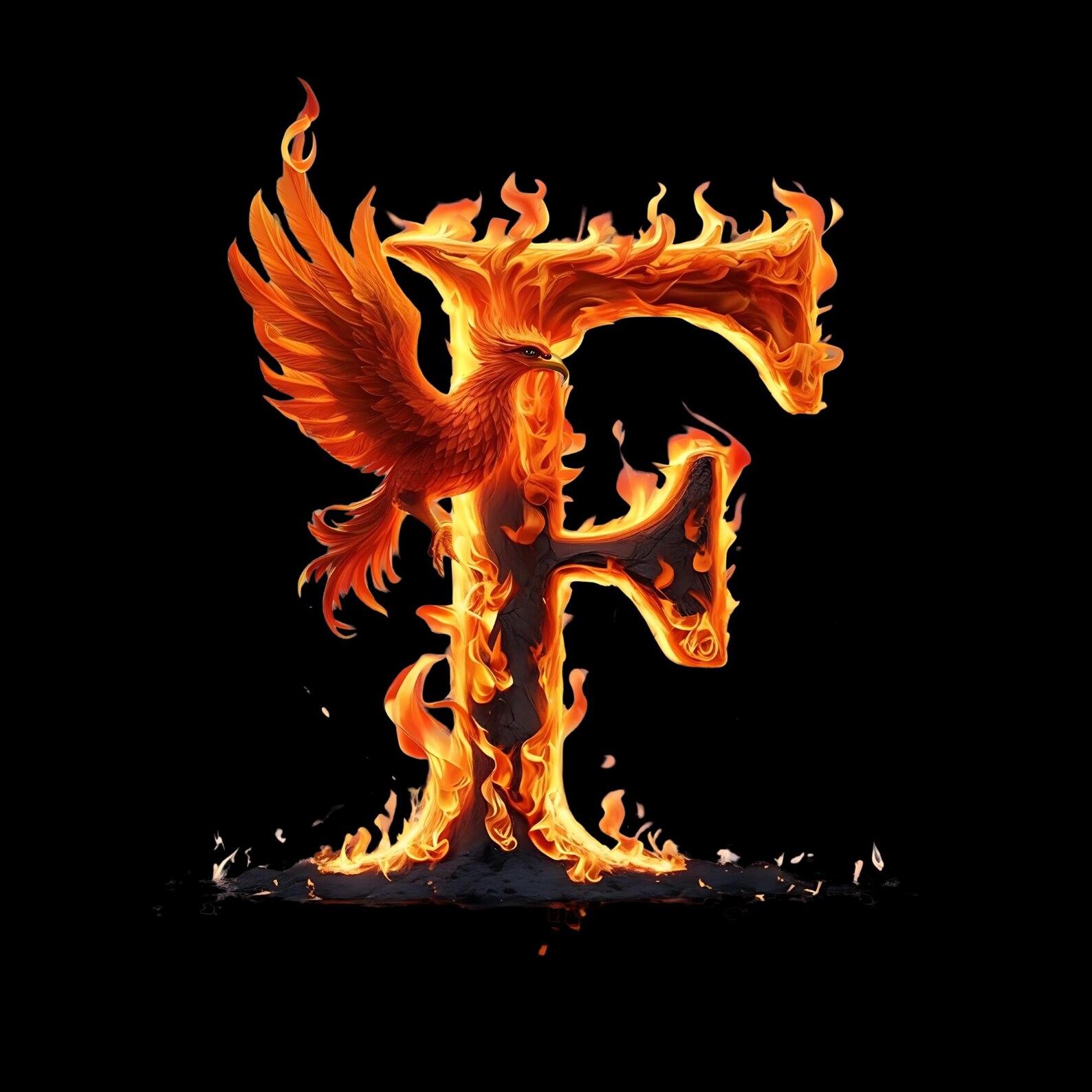 Ire Phoenix Fonts SVG PNG Bundle Digital Lettering Font Set for Cricut ...