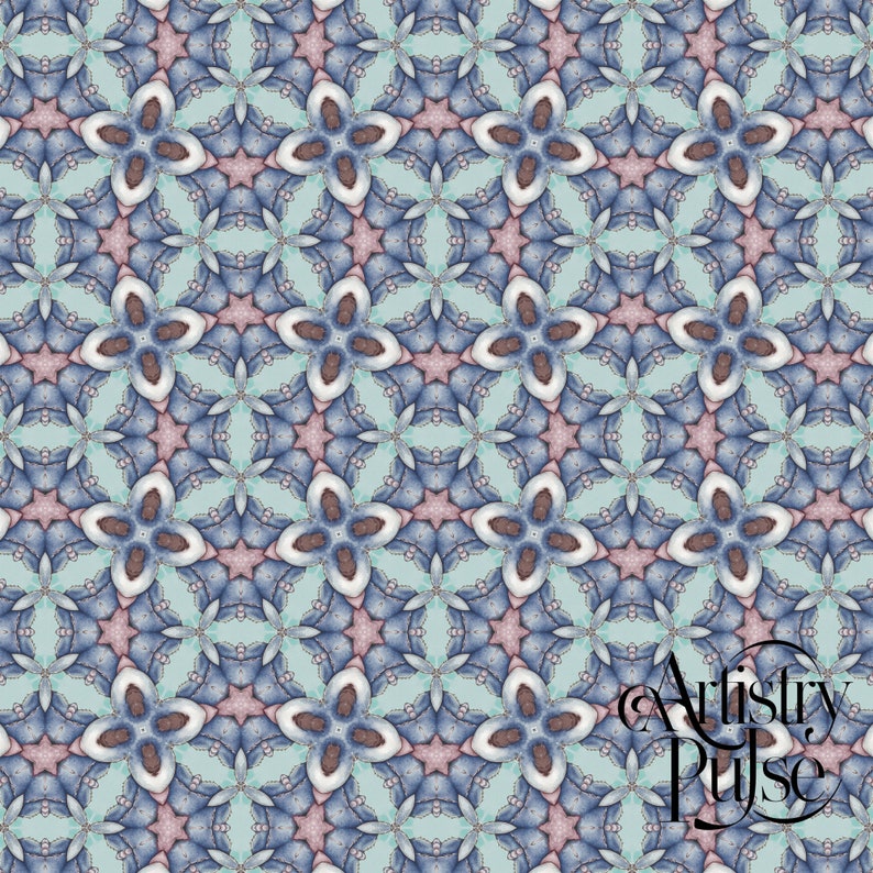 30 Seamless Patterns JPEG Bundle, 300 DPI Digital Designs, Intricate ...