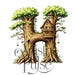 Treehouse Fonts: Rustic Alphabet for Cricut, Procreate, Silhouette ...