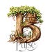 Treehouse Fonts: Rustic Alphabet for Cricut, Procreate, Silhouette ...