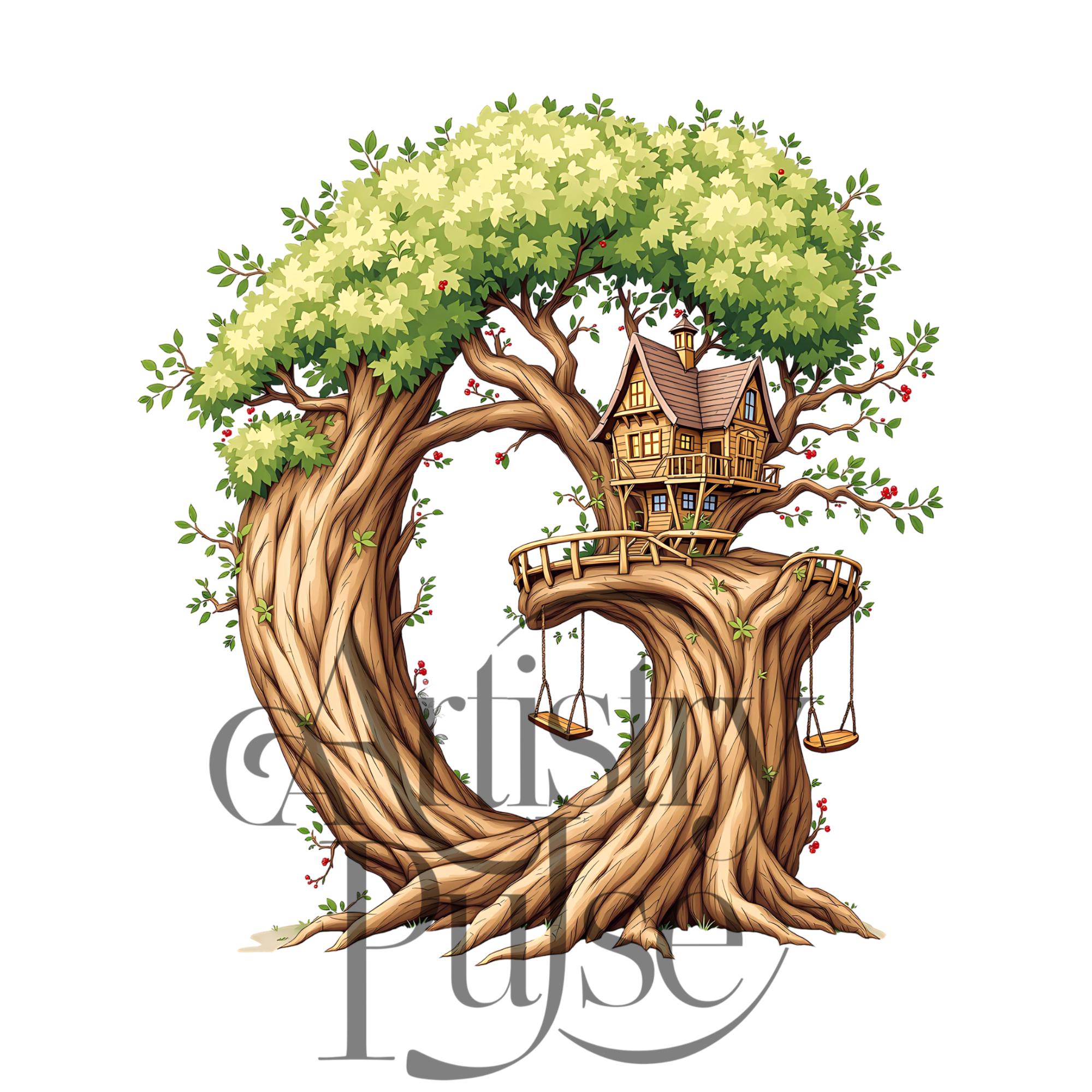 Treehouse Fonts: Rustic Alphabet for Cricut, Procreate, Silhouette ...
