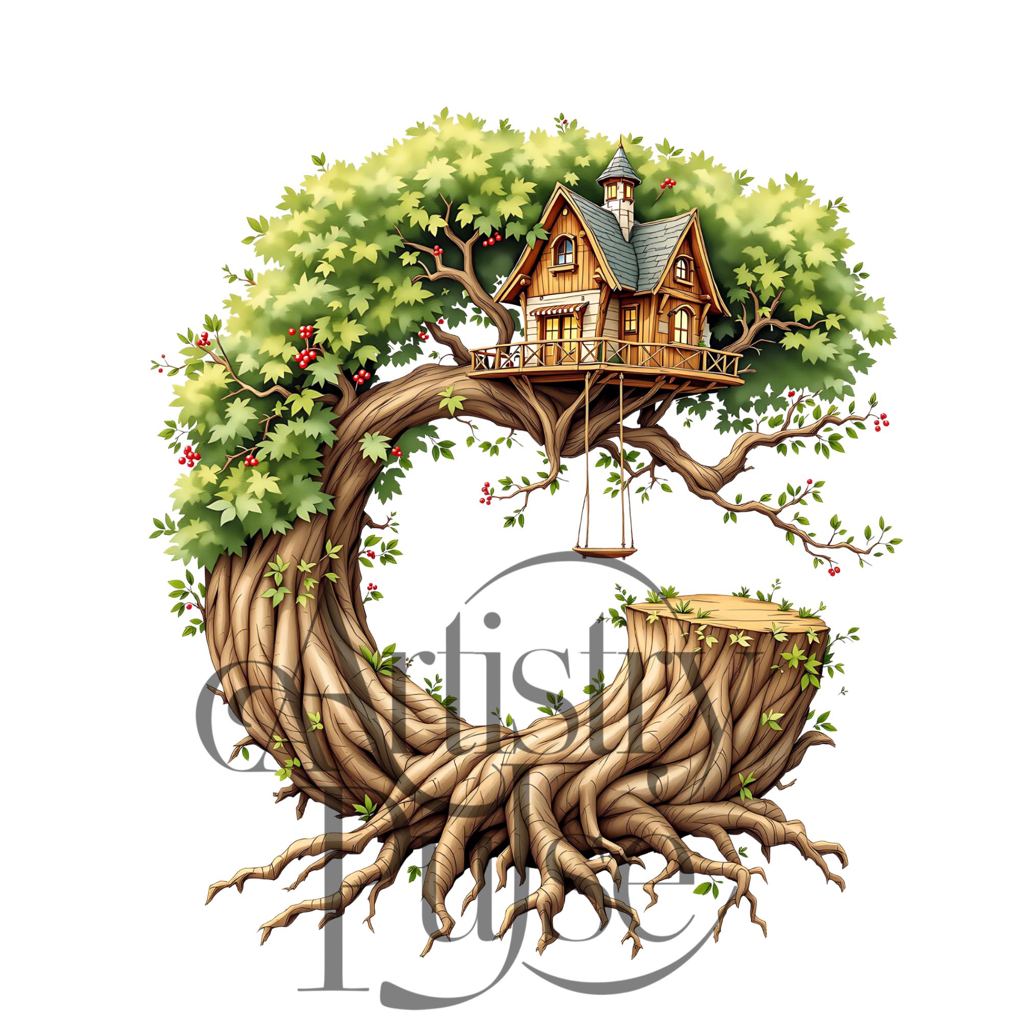 Treehouse Fonts: Rustic Alphabet for Cricut, Procreate, Silhouette ...