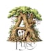 Treehouse Fonts: Rustic Alphabet for Cricut, Procreate, Silhouette ...