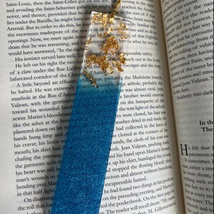 Gold Foil Resin Book Marks, Custom Bookmarks, Aesthetic Bookmark, Gift ...