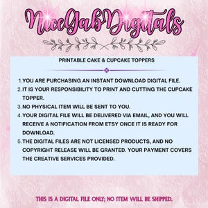 Teacher Ms Rachel Printable Digital Cupcake Topper, Instant Download ...