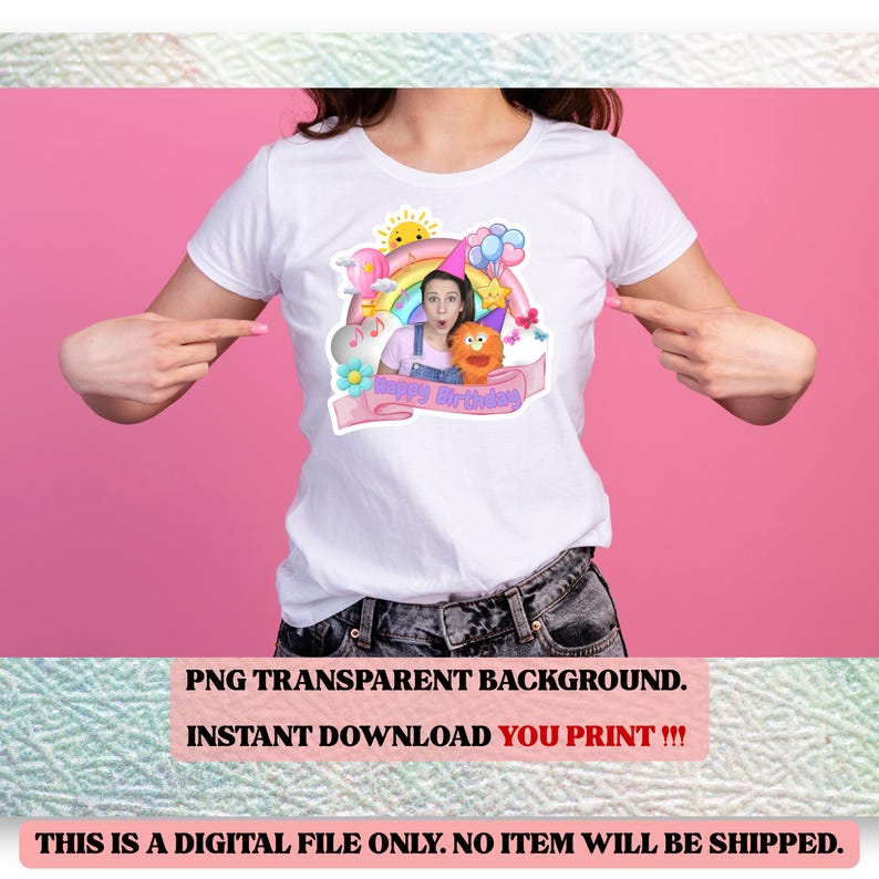 Miss Rachel Digital File Cake Topper, Ms Rachel Instant Download Cake ...