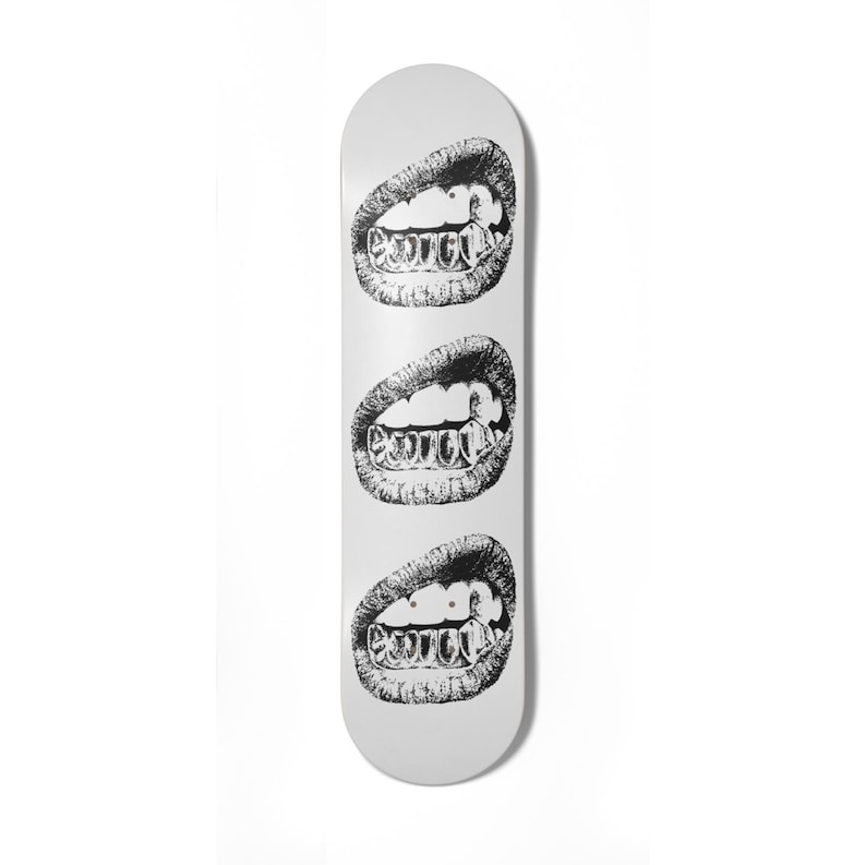 Grillz Skateboard Wall Art, Y2K AHS Trendy Teen Girl Bedroom Dorm Decor ...