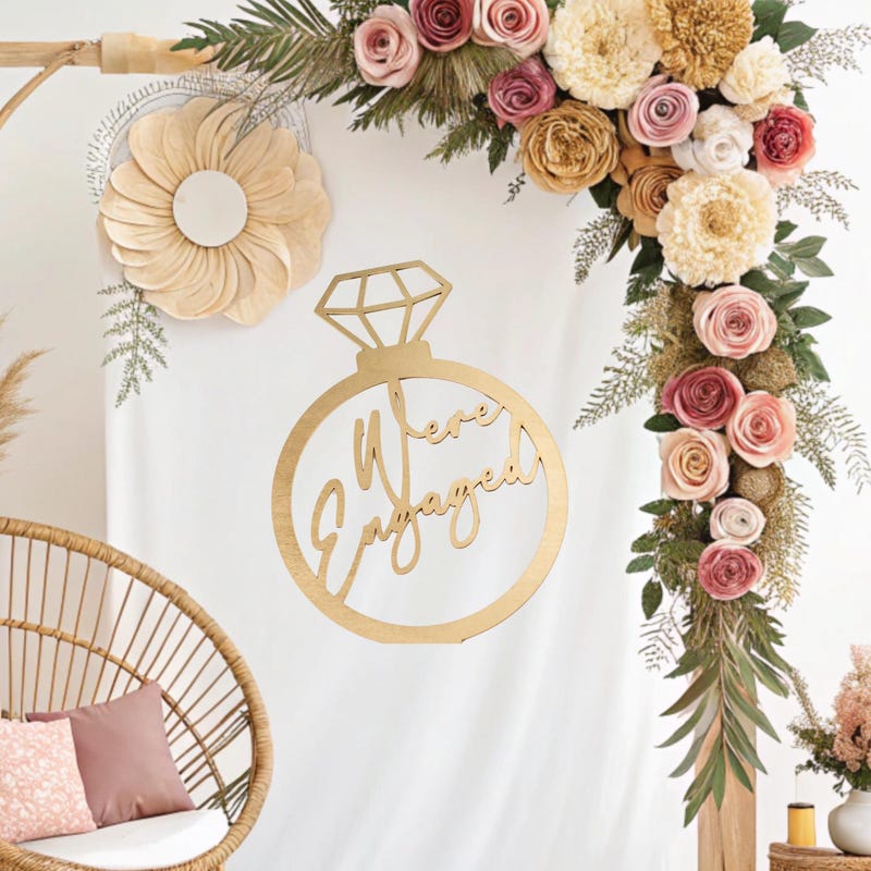 Engagement Backdrop - Etsy