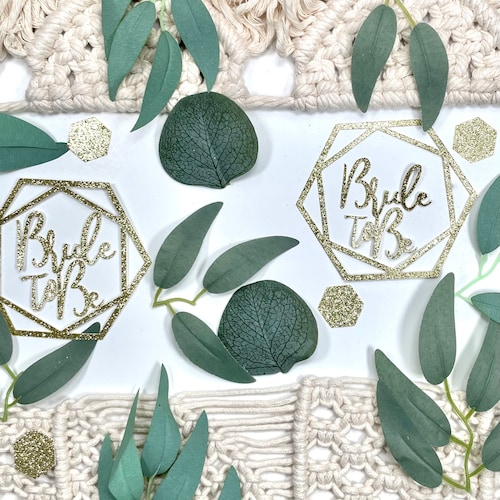 Greenery Bridal Shower Decorations Bride to Be Burlap Banner - Etsy