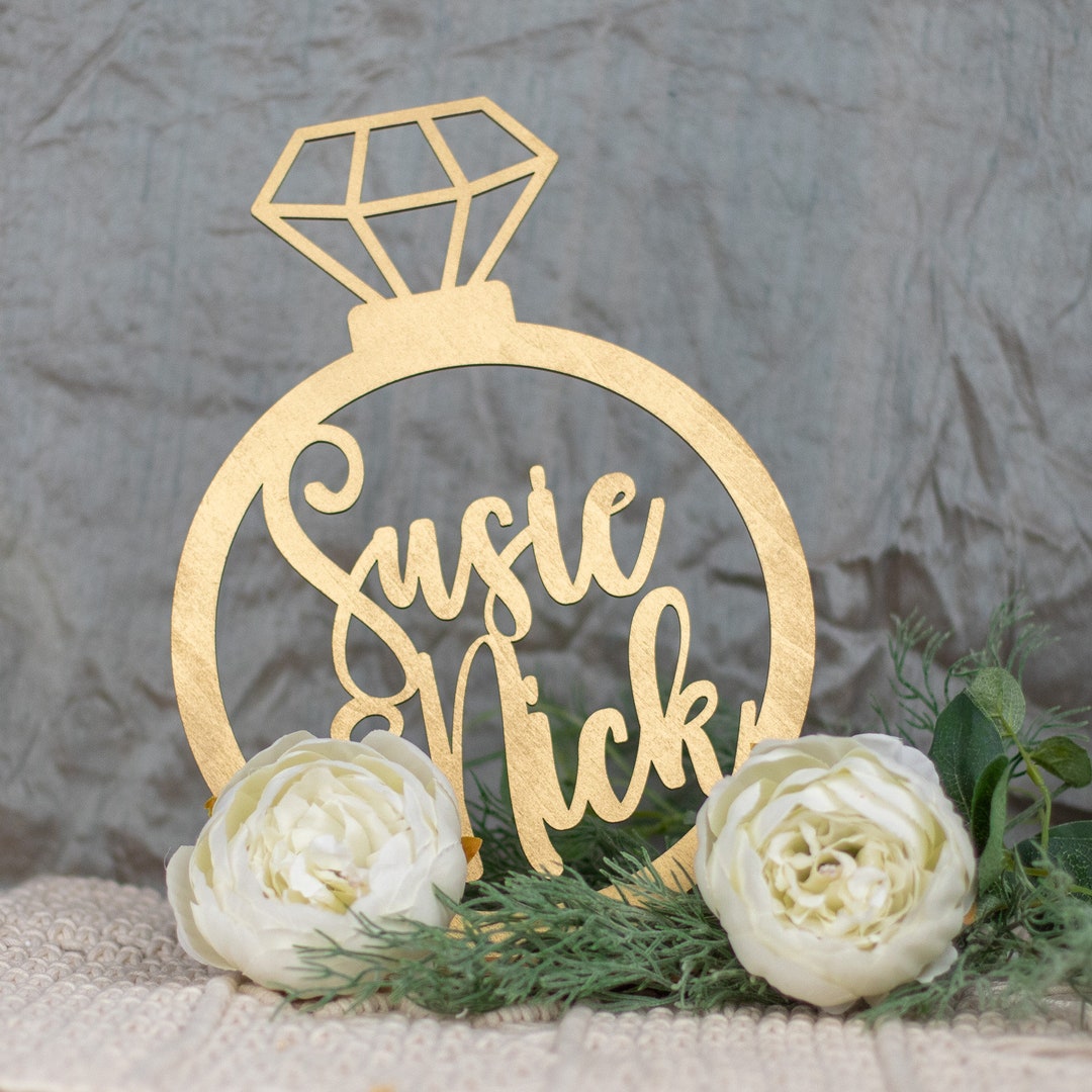 Engagement Party Decorations, Personalized, Centerpiece, Engagement ...