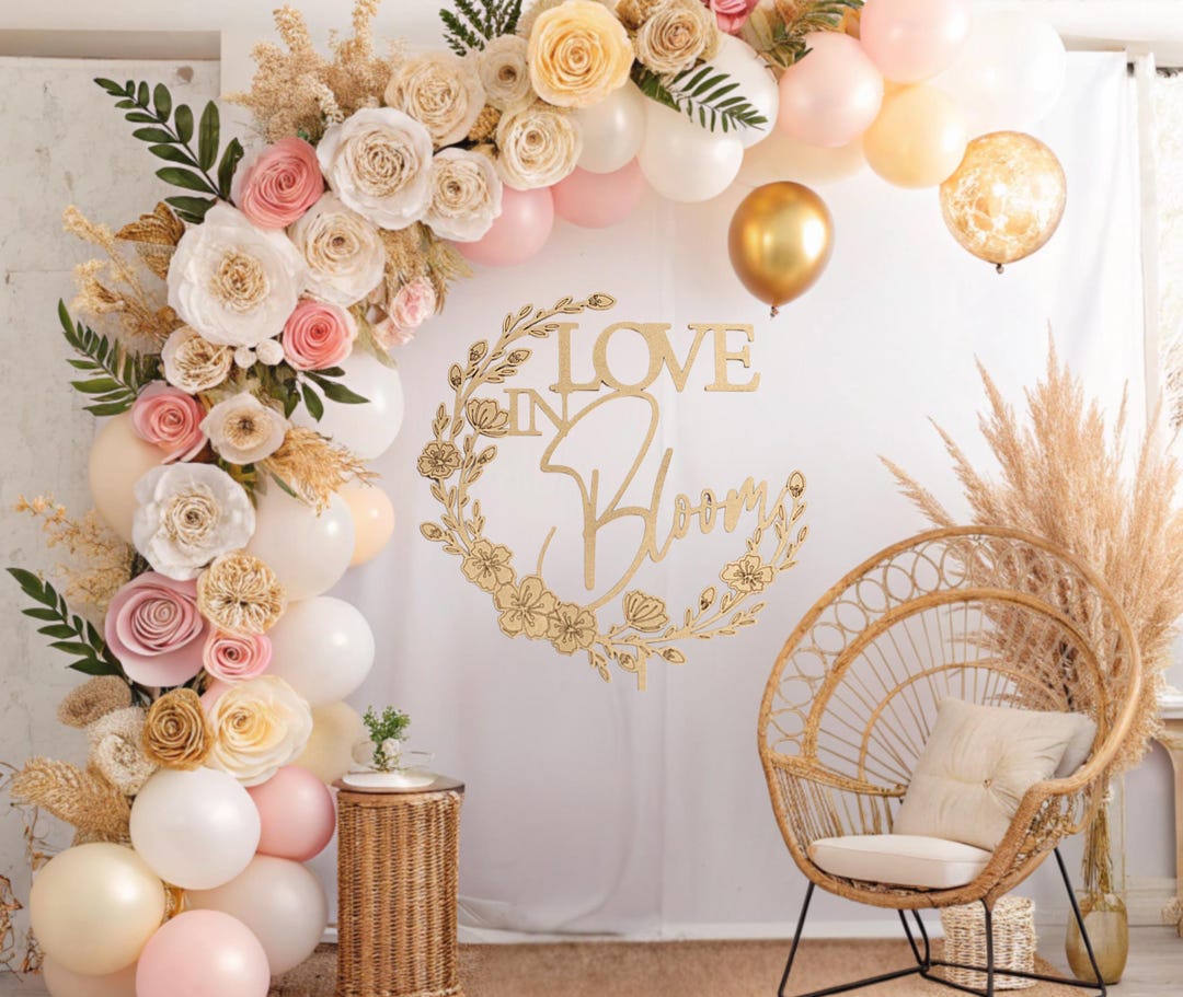 Love in Bloom, Bridal Shower Sign, Wedding Shower, Wildflowers Bridal ...