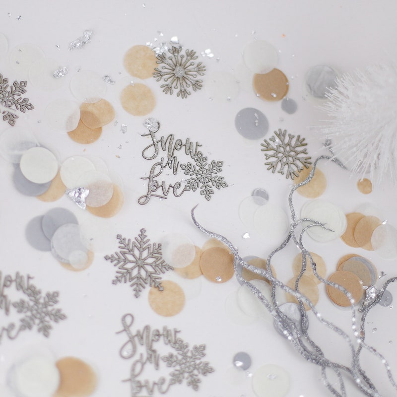 Snowflake Confetti - Etsy