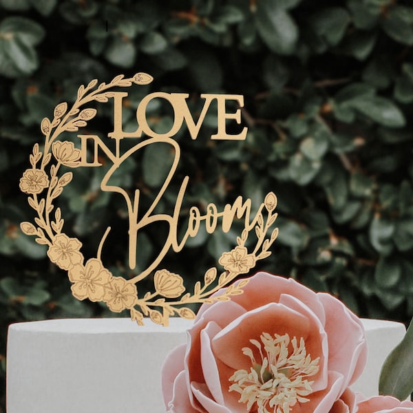Love Cake Topper - Etsy