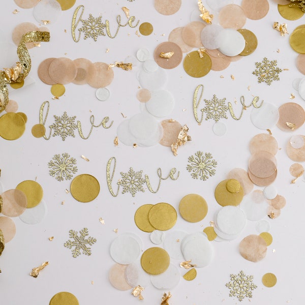 Snowflake Confetti - Etsy
