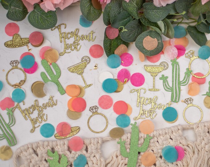 Taco Bout Love Bridal Shower Decorations, Confetti, Bachelorette Party ...