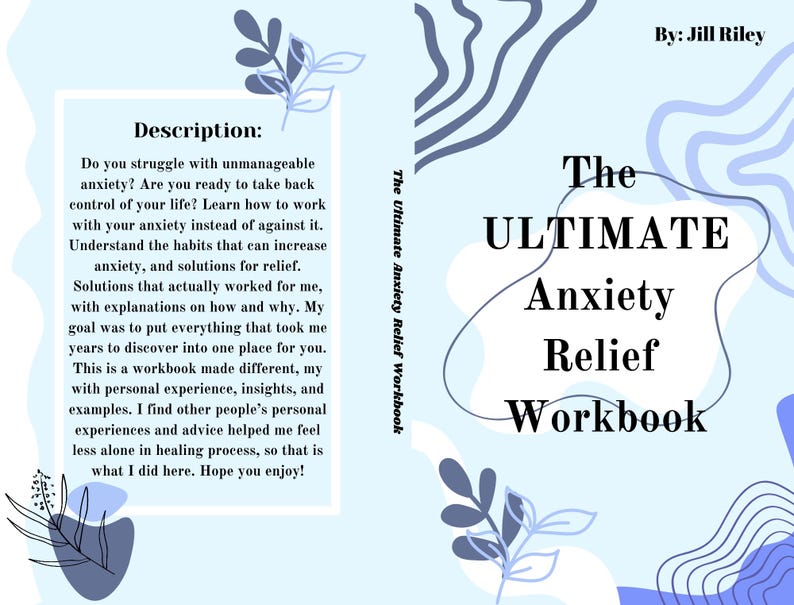 The Ultimate Anxiety Relief Workbook: Downloadable Digital PDF ...