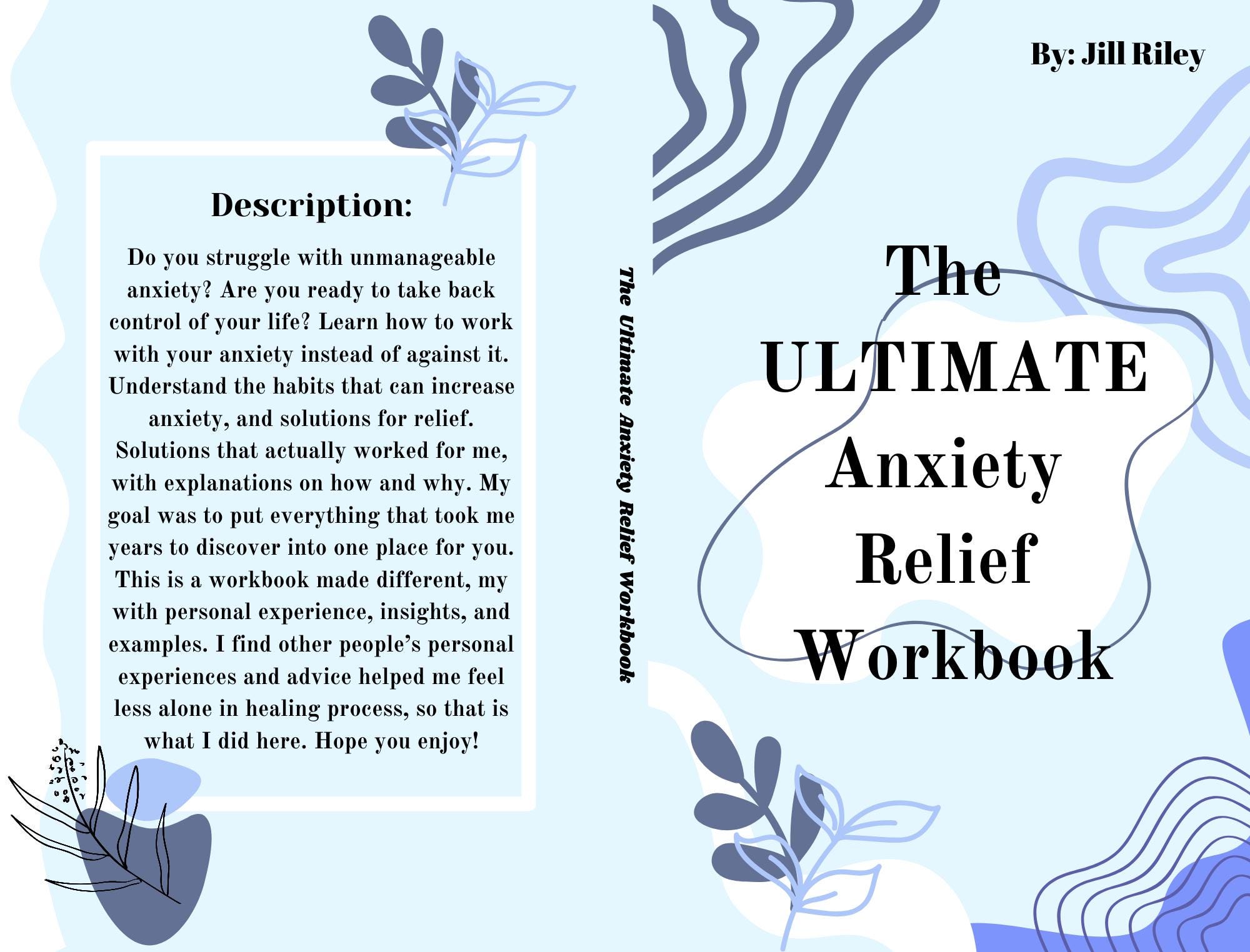 The Ultimate Anxiety Relief Workbook: Downloadable Digital PDF ...