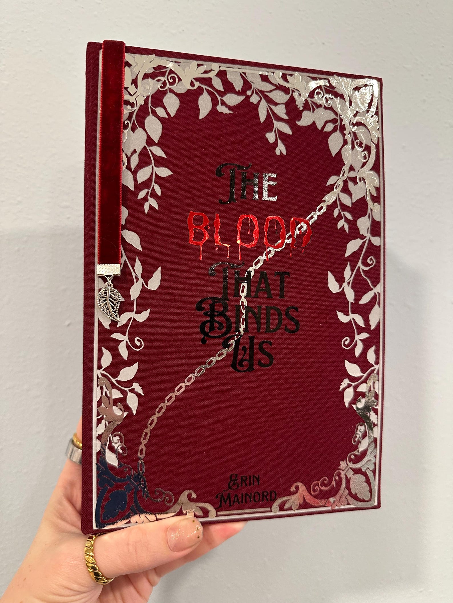 The Blood That Binds Us | Erin Mainord | Custom Books | Special Edition Rebind | Rebound Book ...