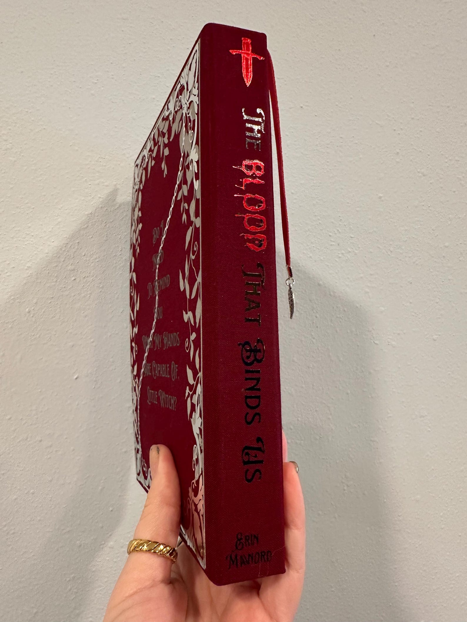 The Blood That Binds Us | Erin Mainord | Custom Books | Special Edition Rebind | Rebound Book ...