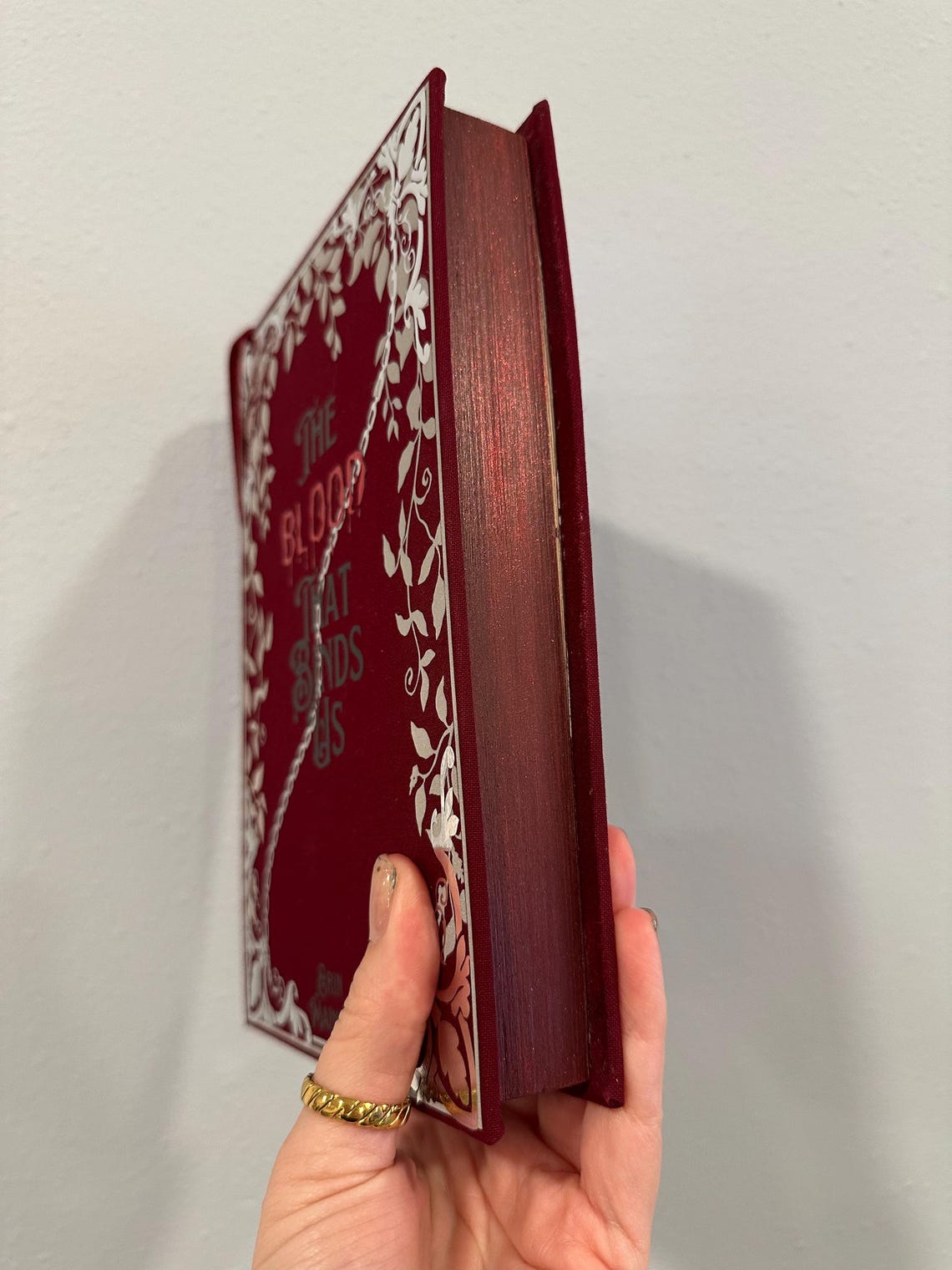 The Blood That Binds Us | Erin Mainord | Custom Books | Special Edition Rebind | Rebound Book ...