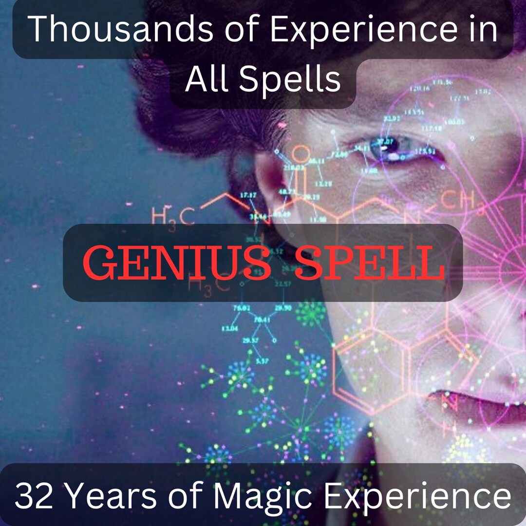 Genius Spell – Unlock Your Full Intelligence & Mental Power - Etsy