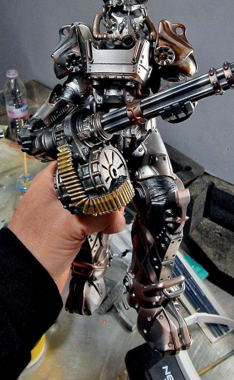 Fallout T60 Armor Resin 3d Statue Figure - Etsy