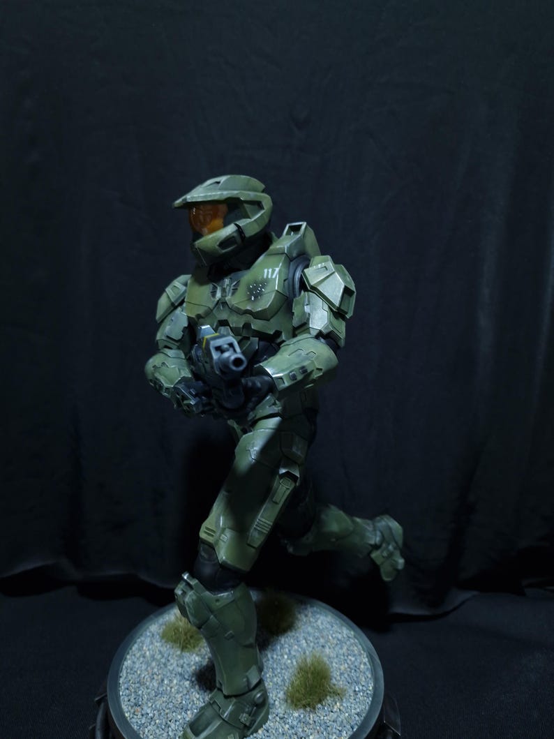 Master Chief Resin Statue Figure Painted 3d Print - Etsy