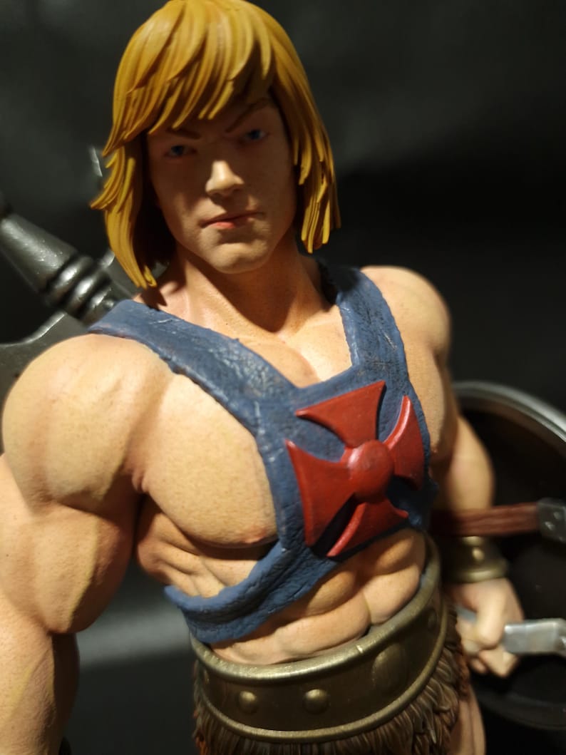 He Man Resin Statue Figure Painted! 1/6 - Etsy