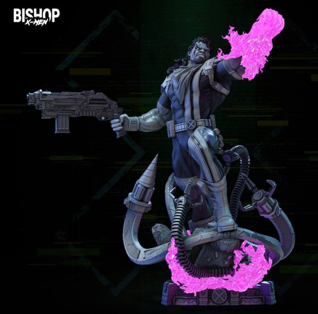 Energy Mutant Man Resin Statue Painted - Etsy