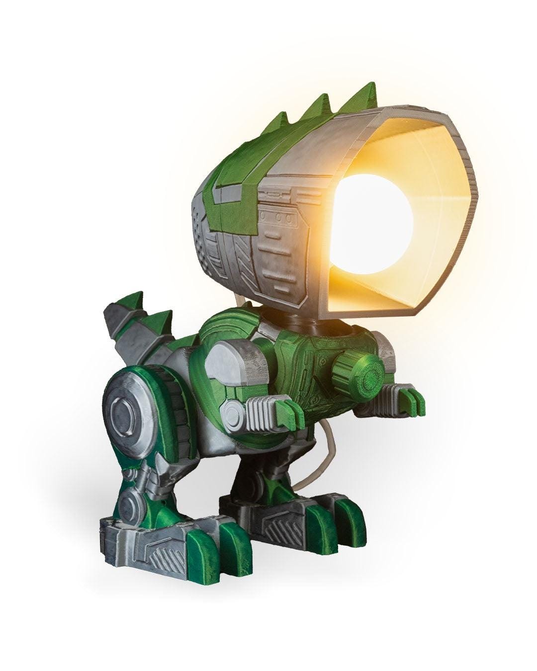 T-rex Mech Desk Lamp A Roaring Blend of Functionality and Design - Etsy