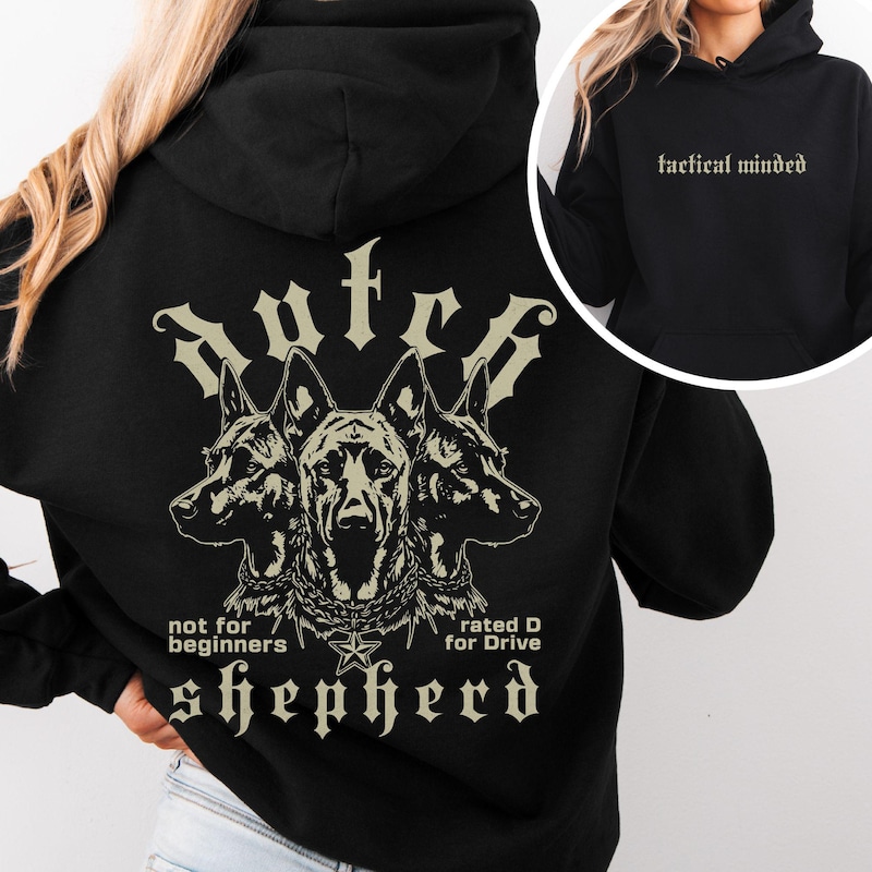 German Shepherd Hoodie Men - Etsy UK