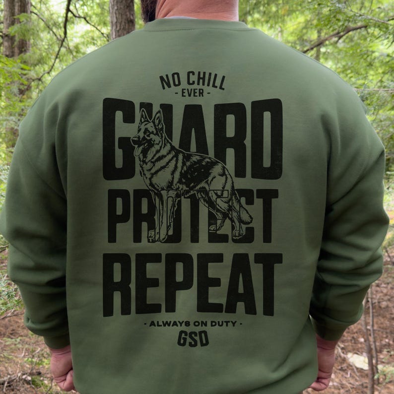 Personalized K9 German Shepherd Hoodie, Custom Name Working Dog ...