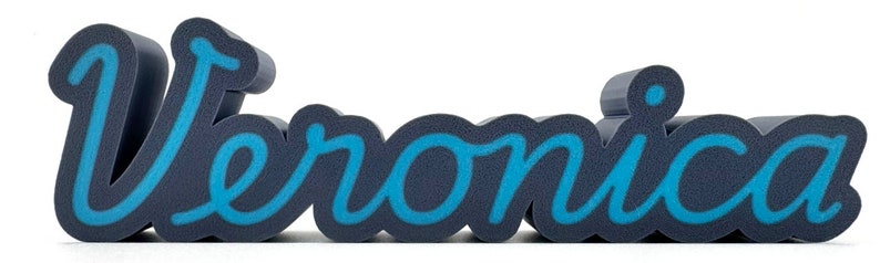 3D Printed Custom Name Plate | Bedroom Sign | Teen Bedroom Decor | Kids ...