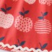 Apple Print Ruffle Dress, Girl Dress, Back to School Dress, Ruffle ...